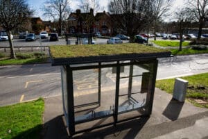 Why should you incorporate a green roof on a bus stop or tram shelter ...